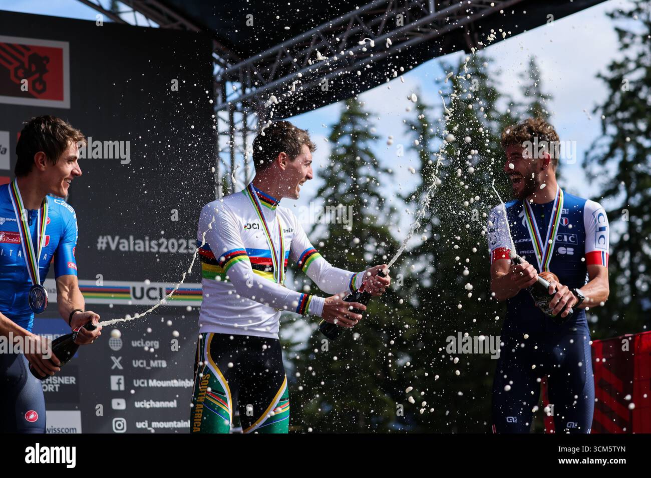 14/09/2025, Crans-Montana, Valais 2025 UCI Mountain Bike World Championships, Simone Avondetto ...