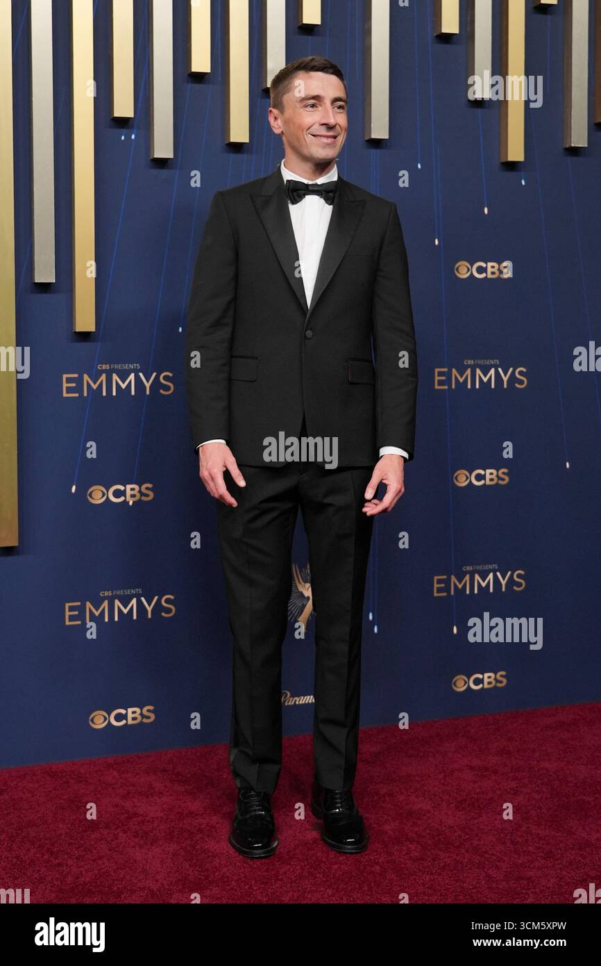 Pat Regan arrives at the 77th Primetime Emmy Awards on Sunday, Sept. 14 ...