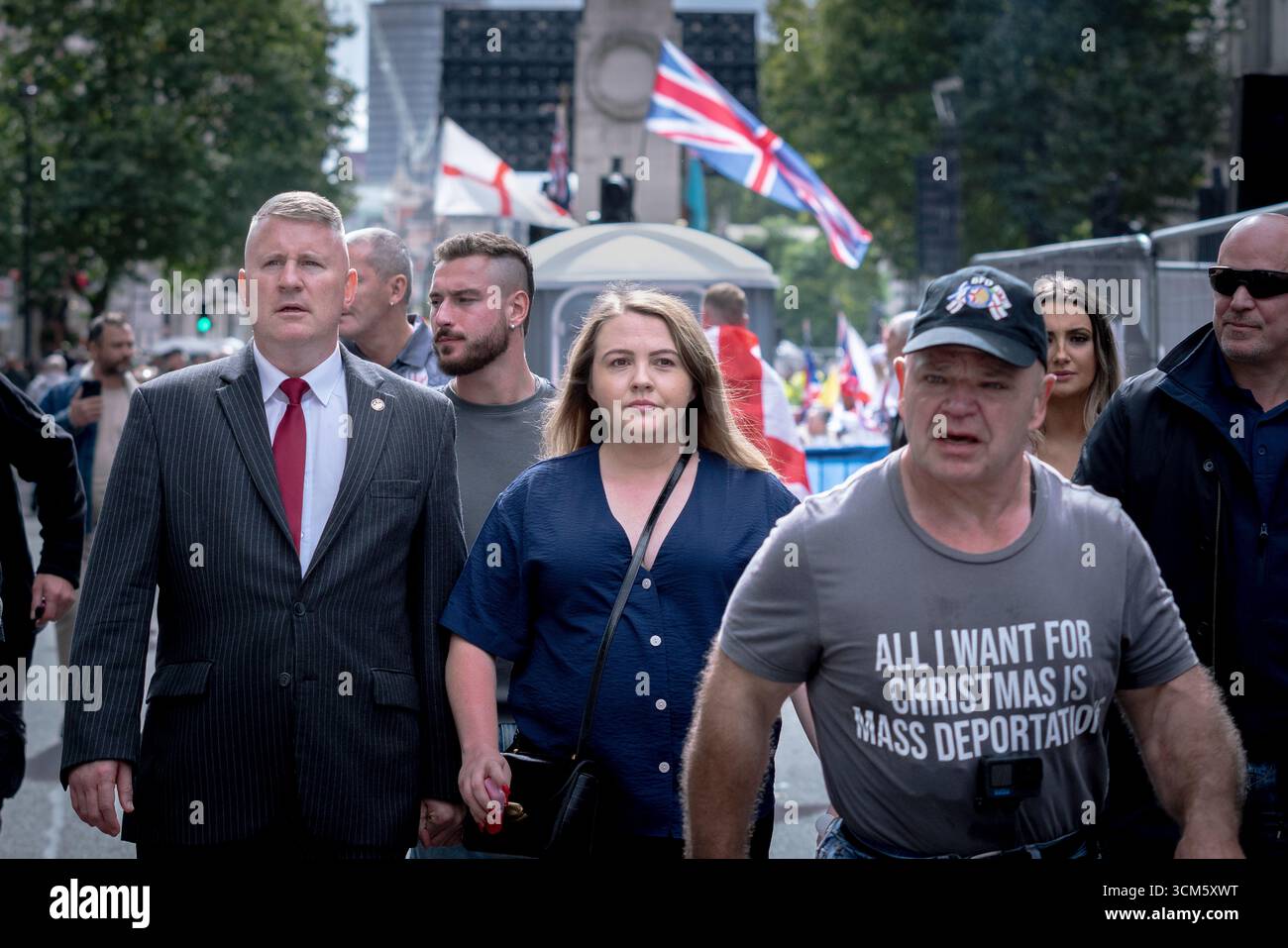 London, UK. 13th September, 2025. L-R Paul Golding and Ashlea Simon ...