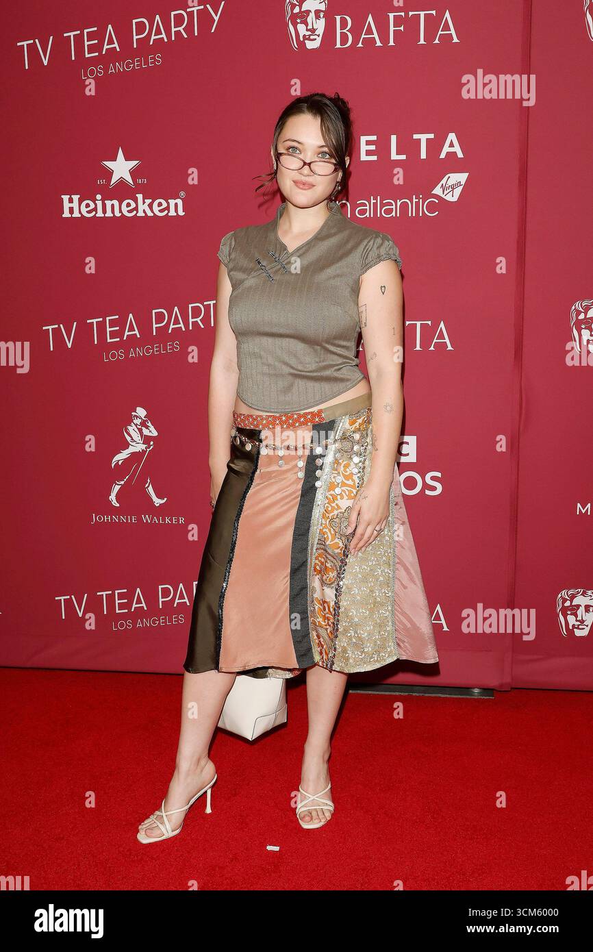 Isa Briones attends the arrivals of BAFTA North America TV Tea at the ...