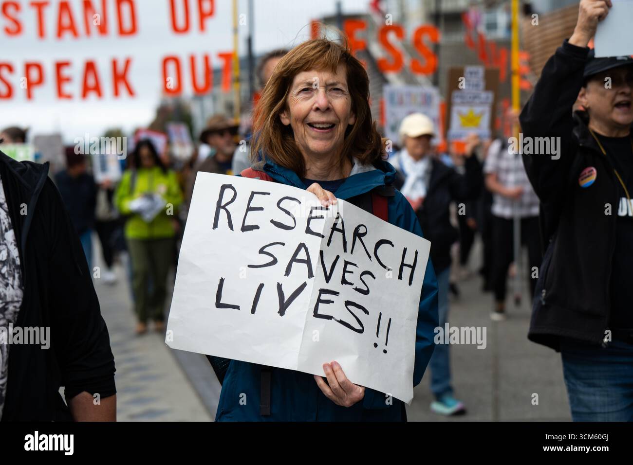 Seattle, USA. 14th Sep 2025. 1:00pm The stand up for truth, our health ...