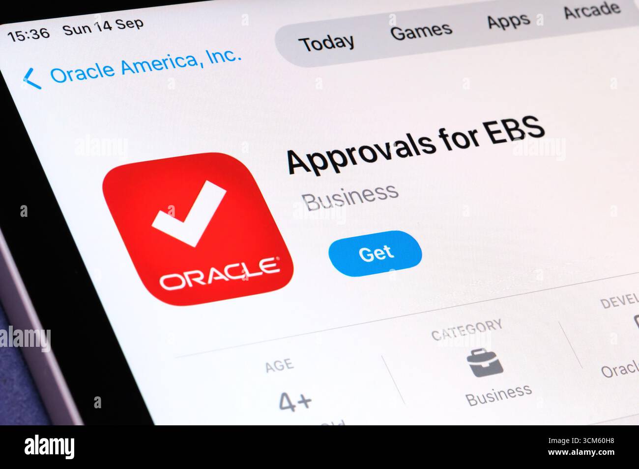 Approvals for EBS app Stock Photo - Alamy