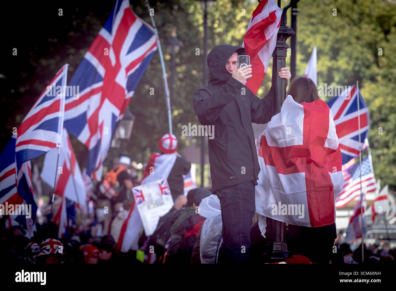 London, UK. 13th September, 2025. "Unite the Kingdom" mass protest and ...