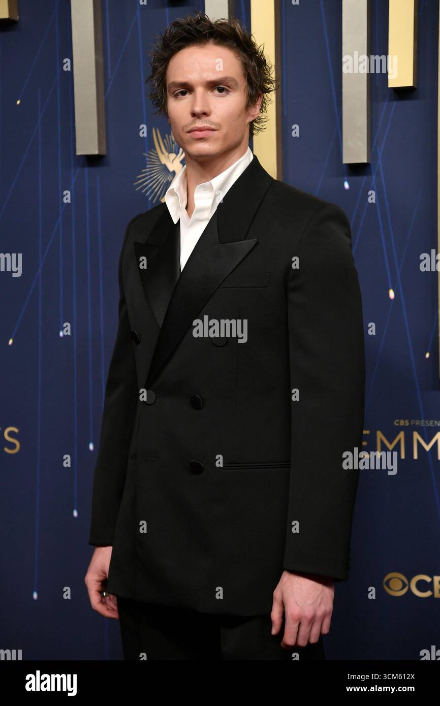 Nicholas Chavez arrives at the 77th Primetime Emmy Awards on Sunday ...