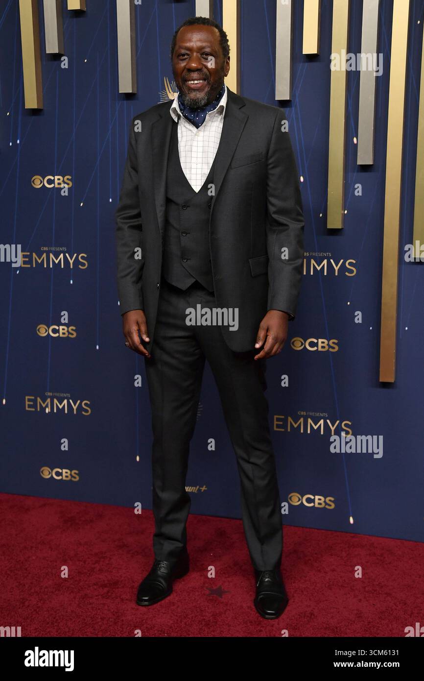 Edwin Lee Gibson arrives at the 77th Primetime Emmy Awards on Sunday ...
