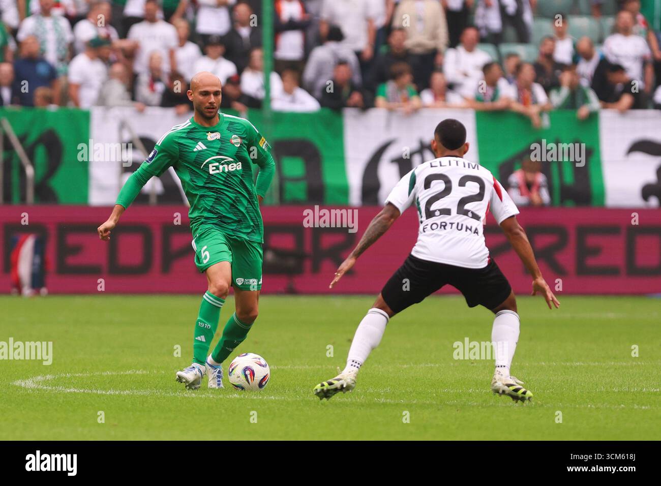 Warsaw, Poland. 14 September, 2025 Jeremy Blasco during Legia Warsaw vs ...
