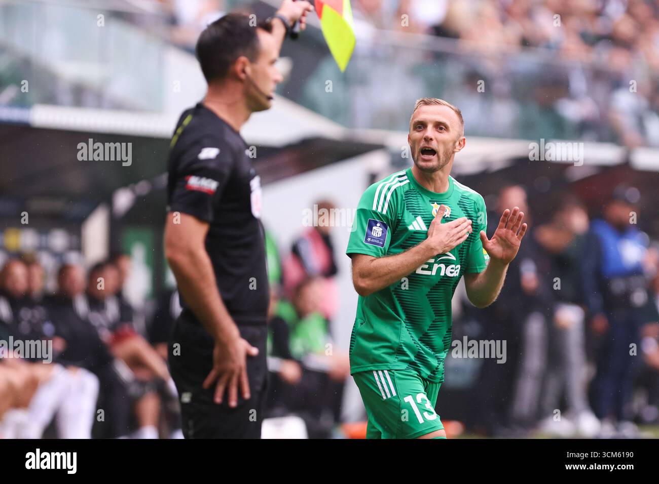 Warsaw, Poland. 14 September, 2025 Jan Grzesik during Legia Warsaw vs Radomiak Radom PKO BP ...