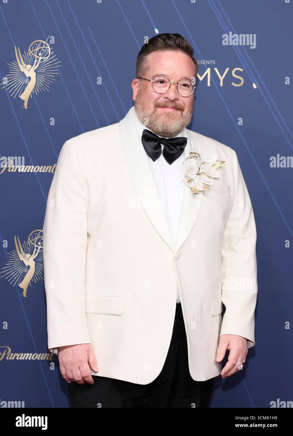 Michael Cyril Creighton arrives at the 77th Emmy Awards on Sunday, Sept ...