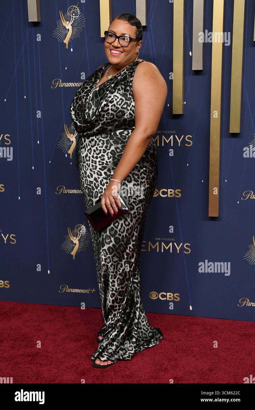 Ali Barthwell arrives at the 77th Primetime Emmy Awards on Sunday, Sept ...