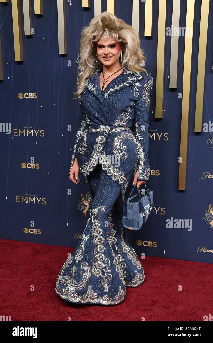 Acacia Forgot arrives at the 77th Primetime Emmy Awards on Sunday, Sept ...