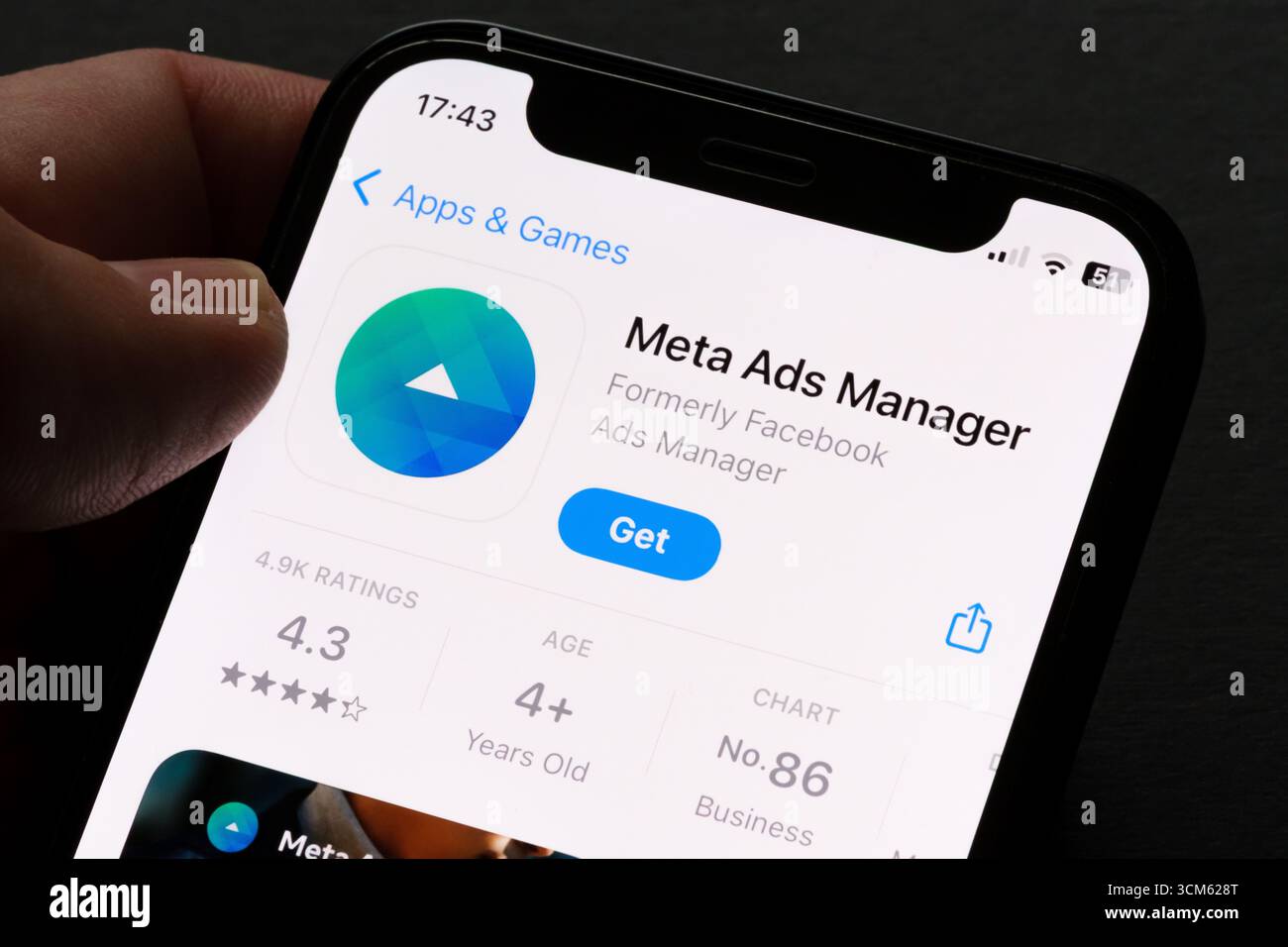 Meta ads manager logo hi-res stock photography and images - Alamy