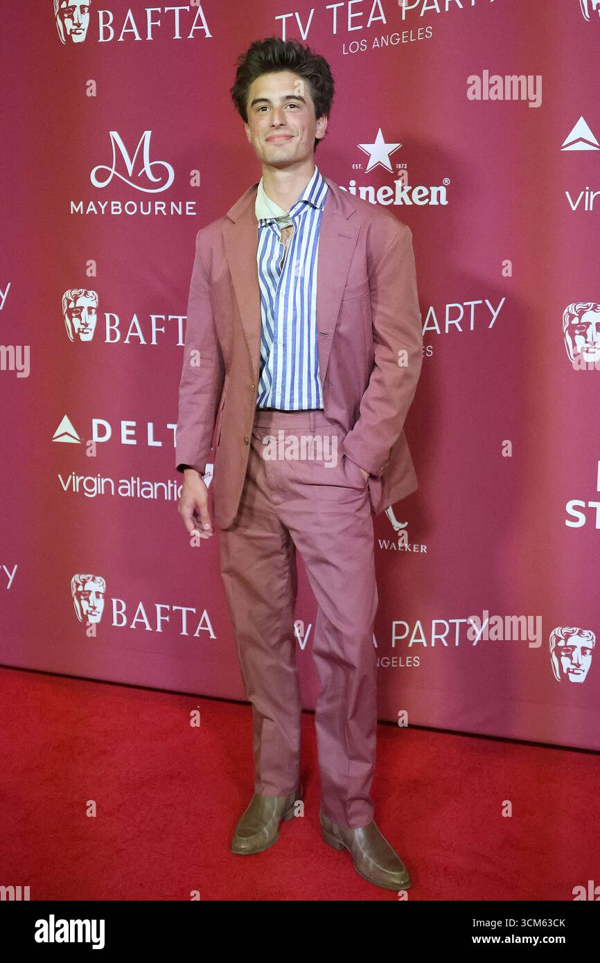 Peter Dager attends the arrivals of BAFTA North America TV Tea at the ...