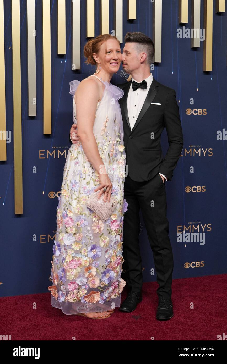 Kelsey Fox Bennett Boyd, left, and Ballard C. Boyd arrive at the 77th ...