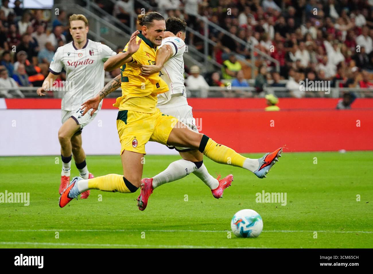 Adrien Rabiot (AC Milan) during the Italian championship Serie A ...