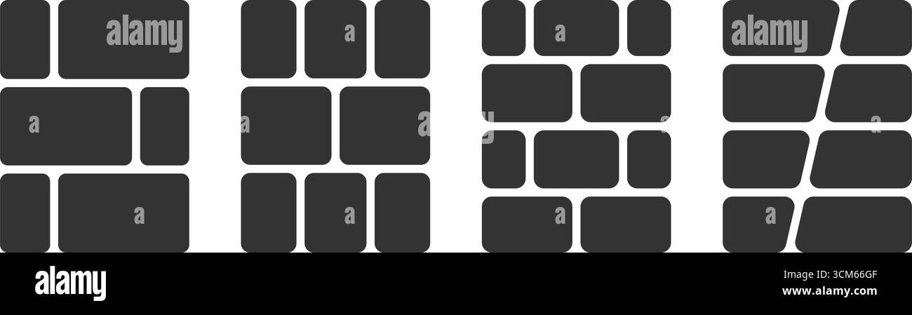 Collection of comic templates. Manga panels isolated on white ...