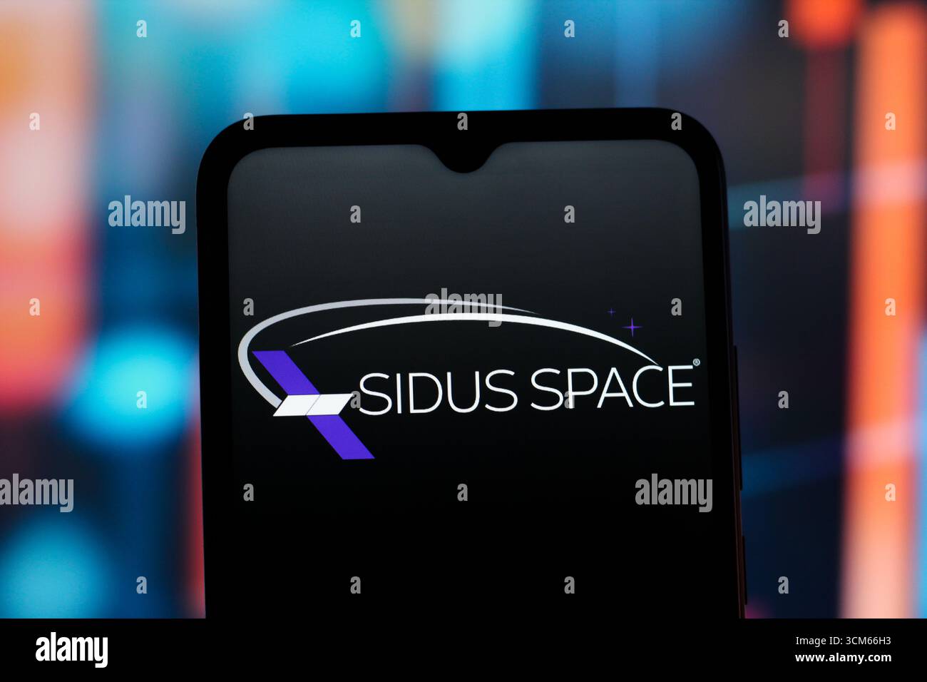 September 14, 2025, Canada: In this photo illustration, the Sidus Space logo is seen displayed ...