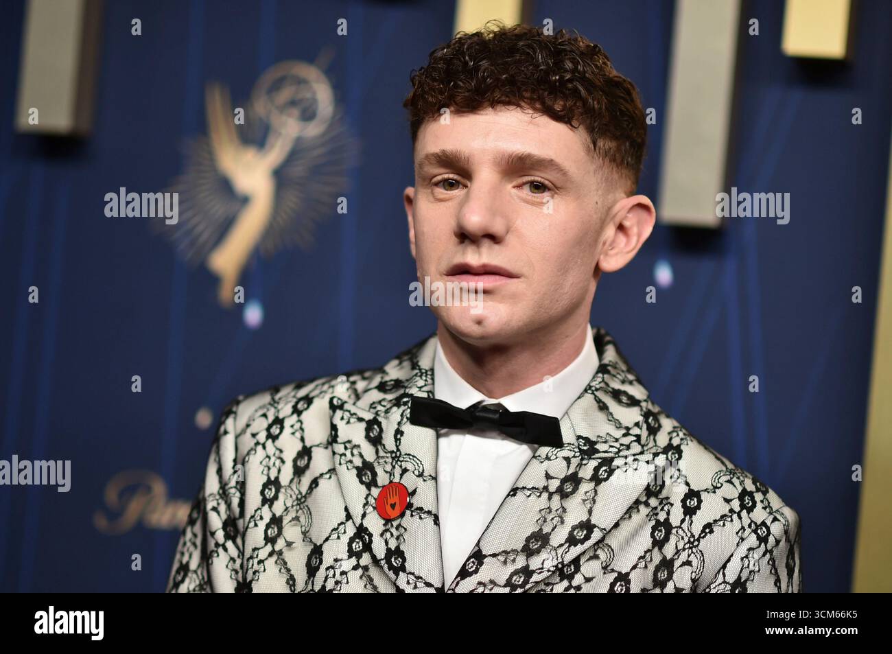 Chris Perfetti arrives at the 77th Primetime Emmy Awards on Sunday ...