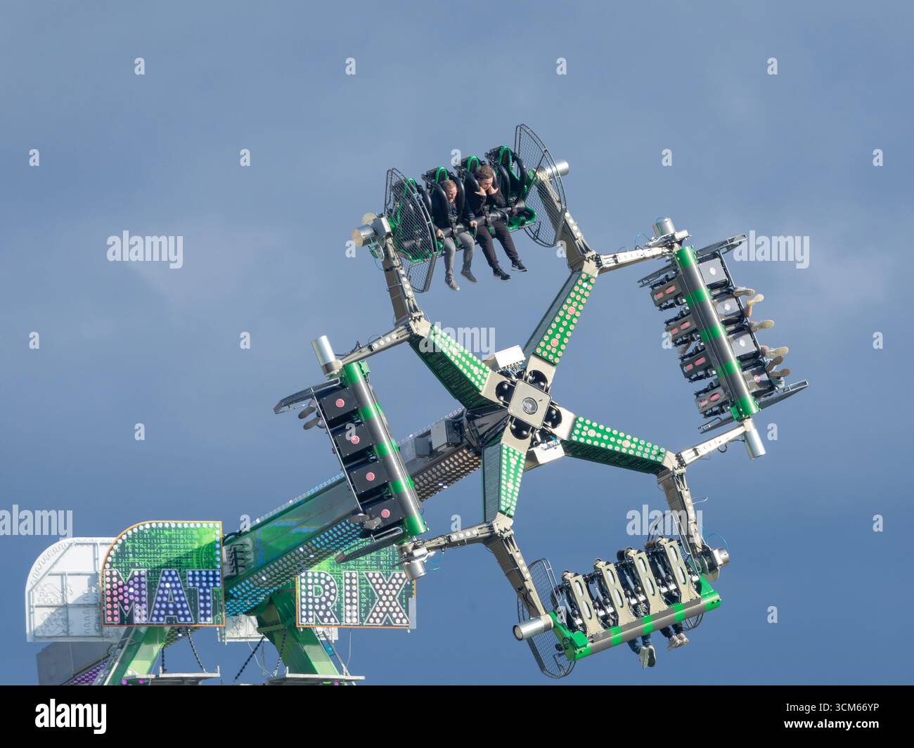 Scary pendulum ride funfair in hi-res stock photography and images - Alamy