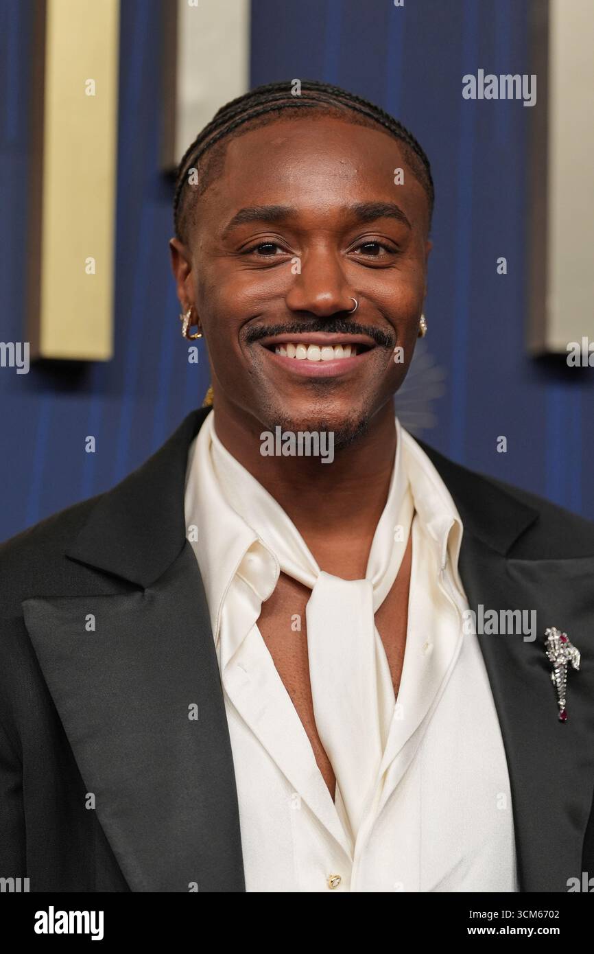 Dewayne Perkins arrives at the 77th Primetime Emmy Awards on Sunday ...