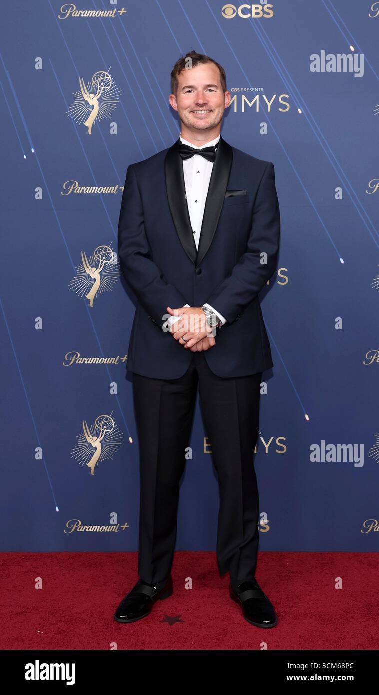Daniel O'Brien arrives at the 77th Emmy Awards on Sunday, Sept. 14 ...