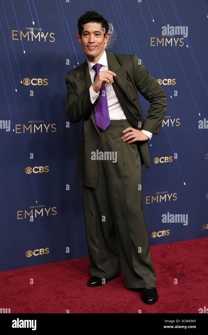 Christopher Chung arrives at the 77th Primetime Emmy Awards on Sunday ...