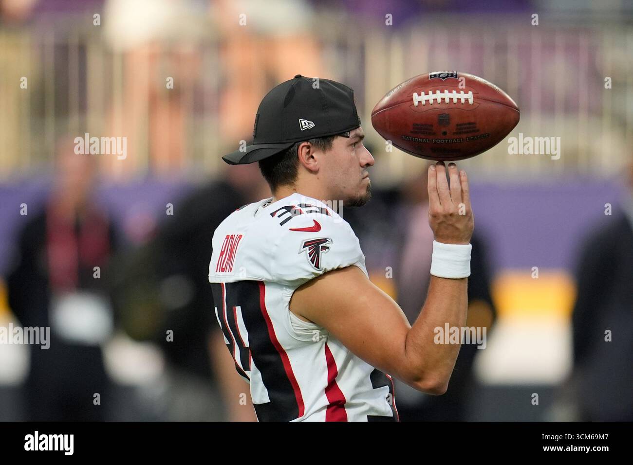 Atlanta Falcons place-kicker Parker Romo (39) practices before an NFL ...