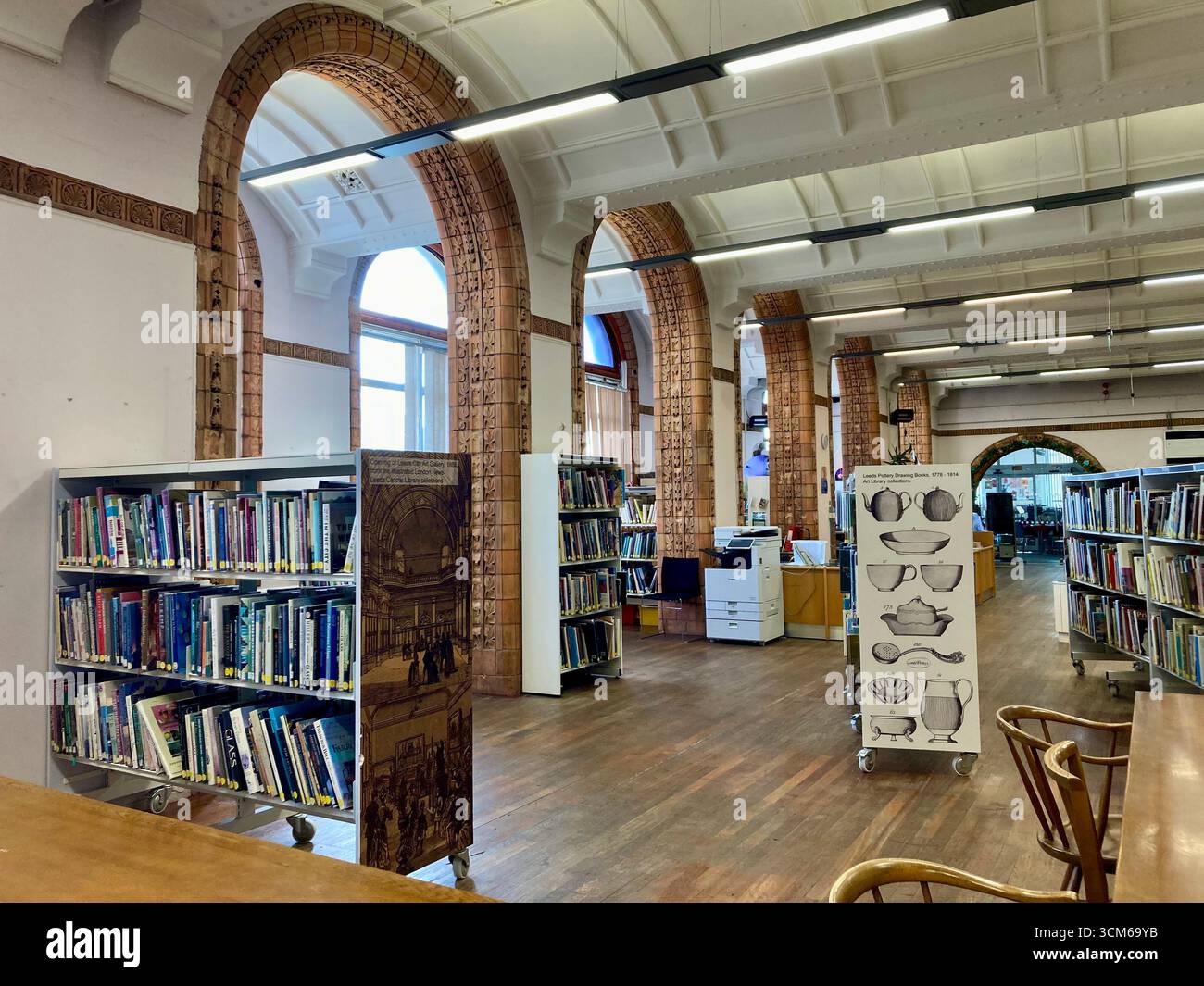 The Art Library of Leeds Central Library, it is the largest and most ...