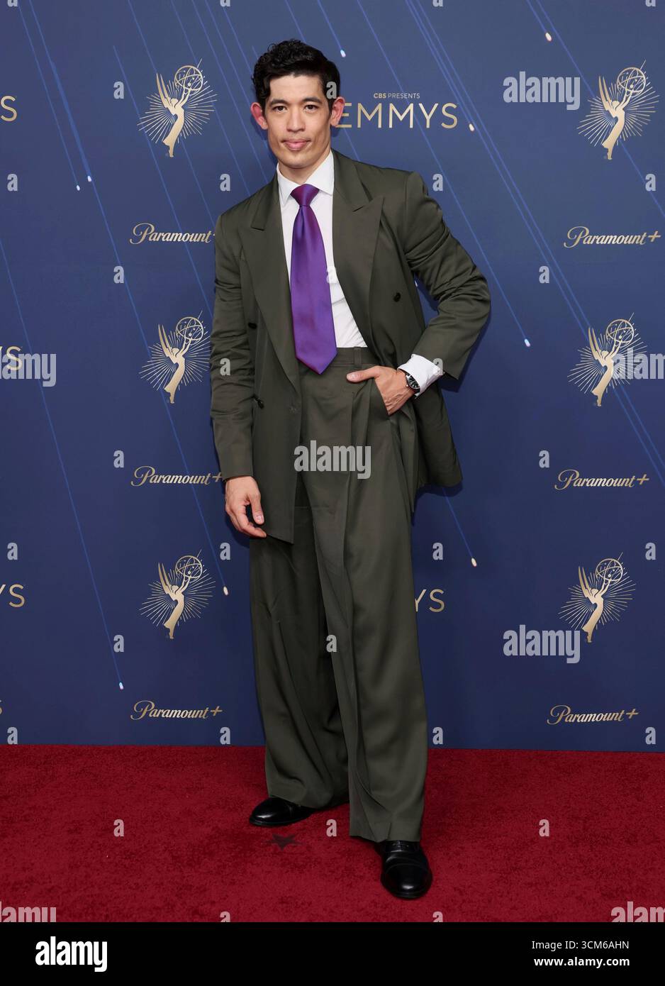 Christopher Chung arrives at the 77th Emmy Awards on Sunday, Sept. 14 ...