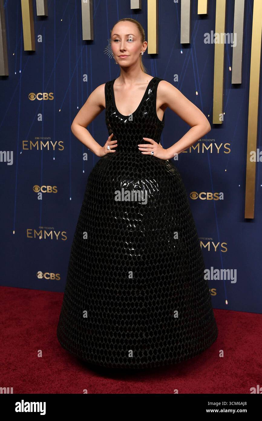 Erin Doherty arrives at the 77th Primetime Emmy Awards on Sunday, Sept ...