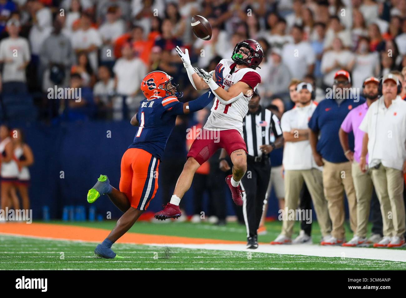 September 12, 2025: Syracuse Orange defensive back Demetres Samuel Jr ...