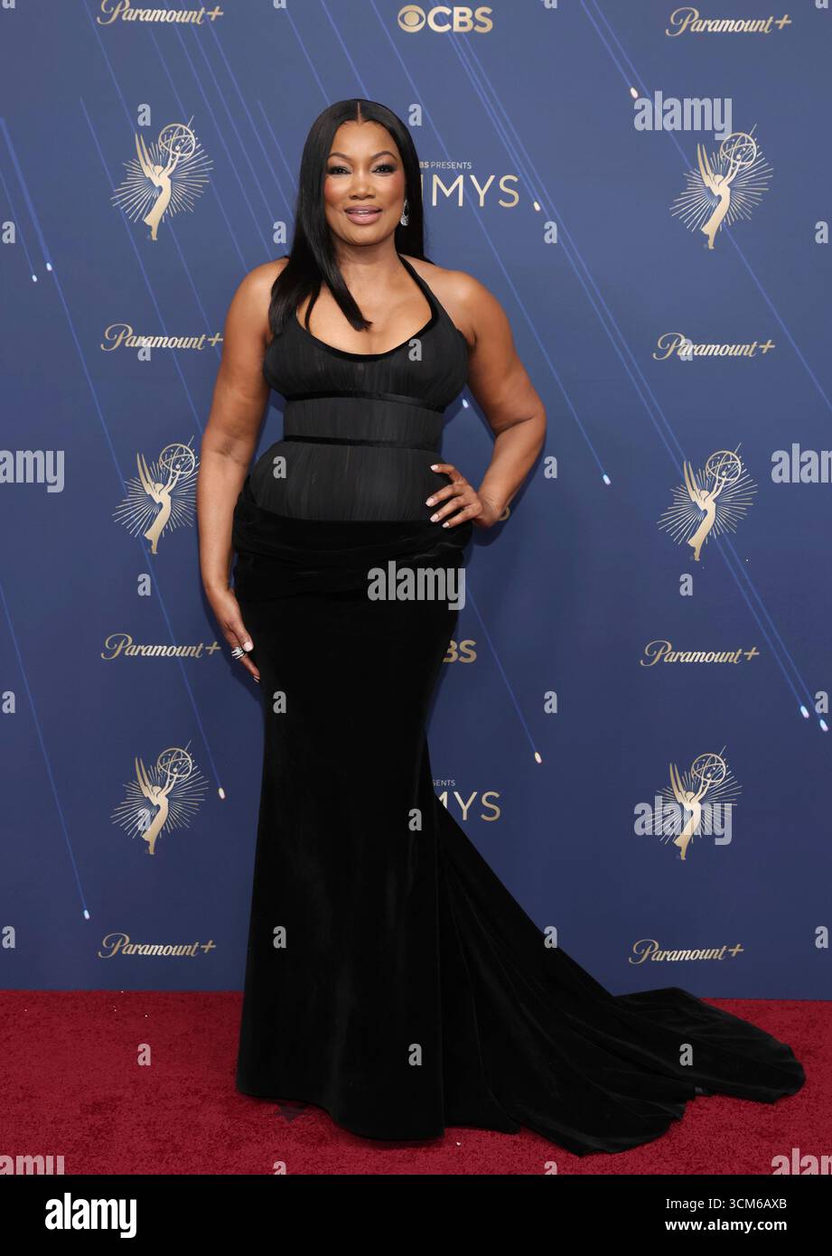 Garcelle Beauvais arrives at the 77th Emmy Awards on Sunday, Sept. 14 ...
