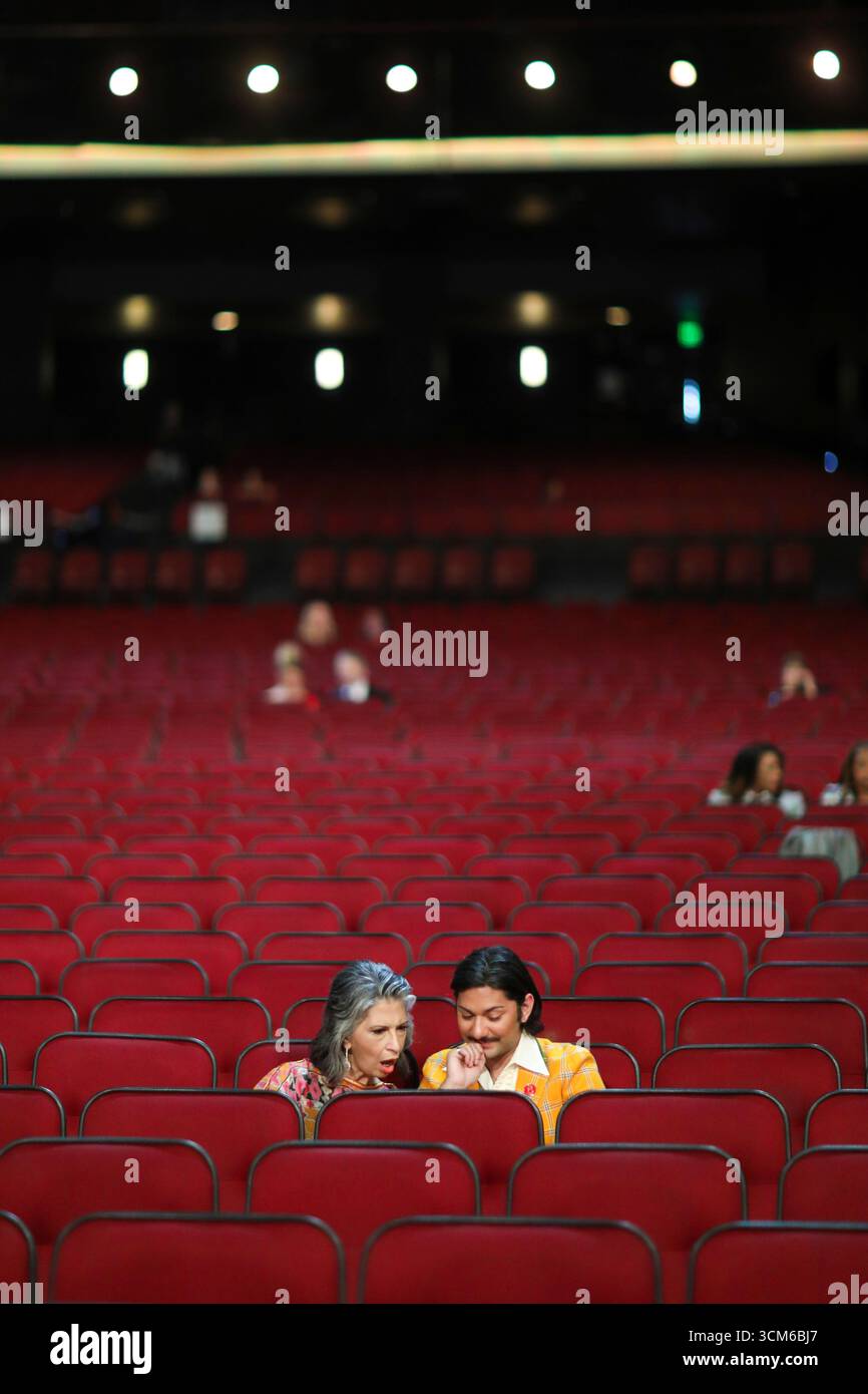 Rose Abdoo and Mark Indelicato at the 77th Emmy Awards on Sunday, Sept ...