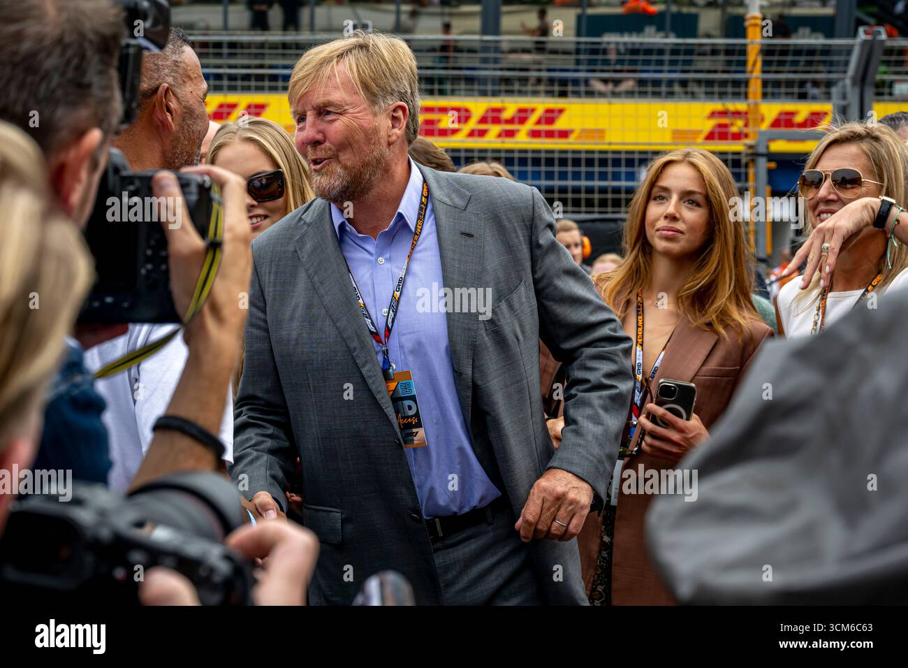 Zandvoort, Netherlands, 31 Aug 2025, Willem-Alexander, King of the Netherlands , King of the ...
