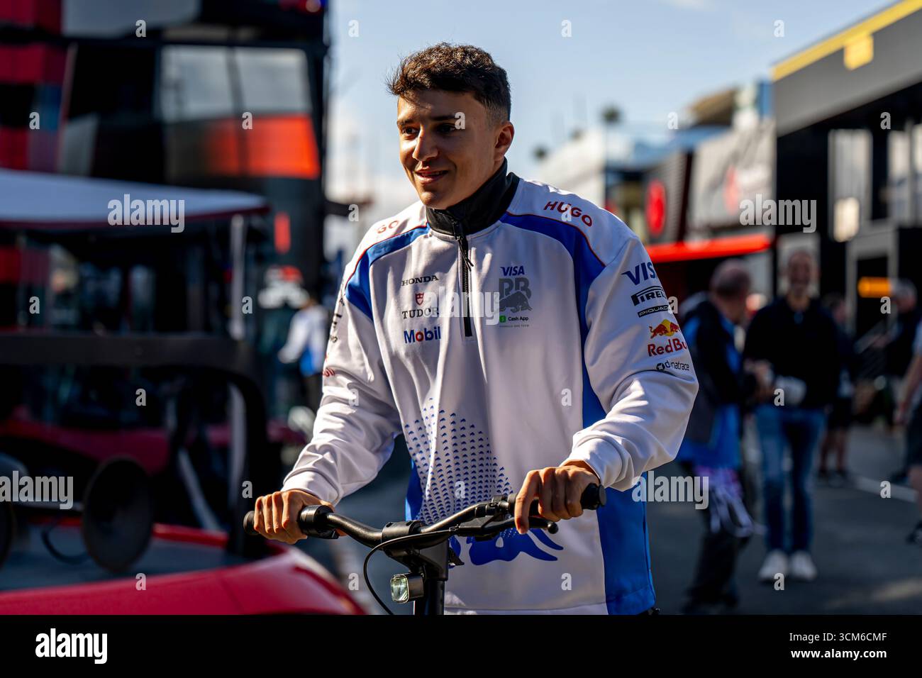 Zandvoort, Netherlands, 31 Aug 2025, Isack Hadjar, from France competes ...