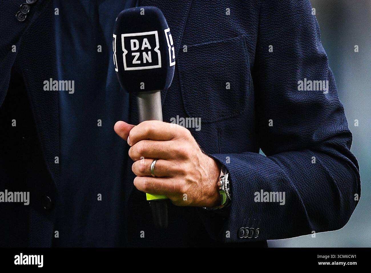 September 13, 2025, Turin, Italy, Italy: Illustration of the microphone ...
