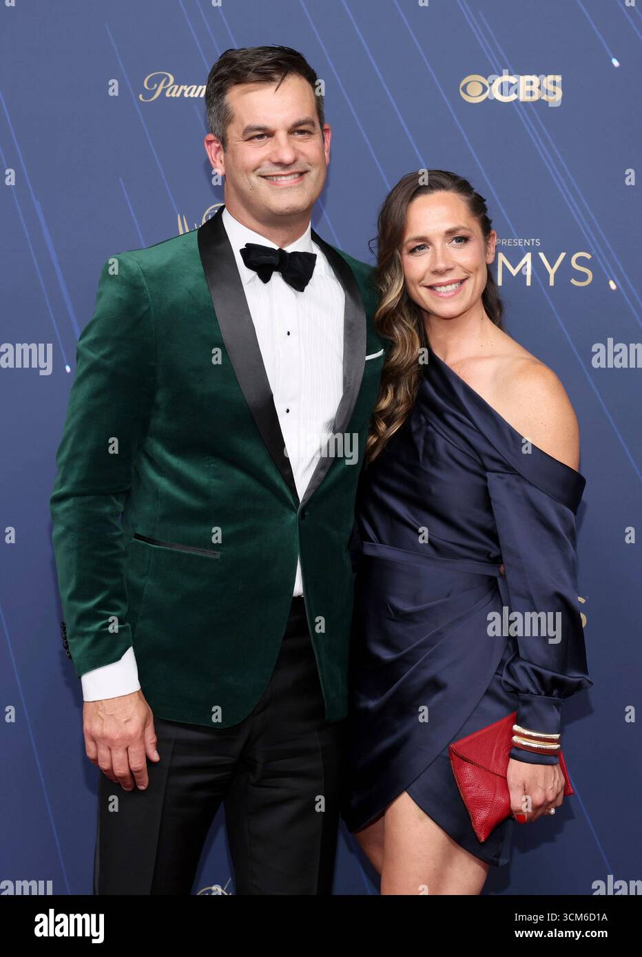 Michael Costa, left, and Rachel Elizabeth Kerswell arrive at the 77th ...