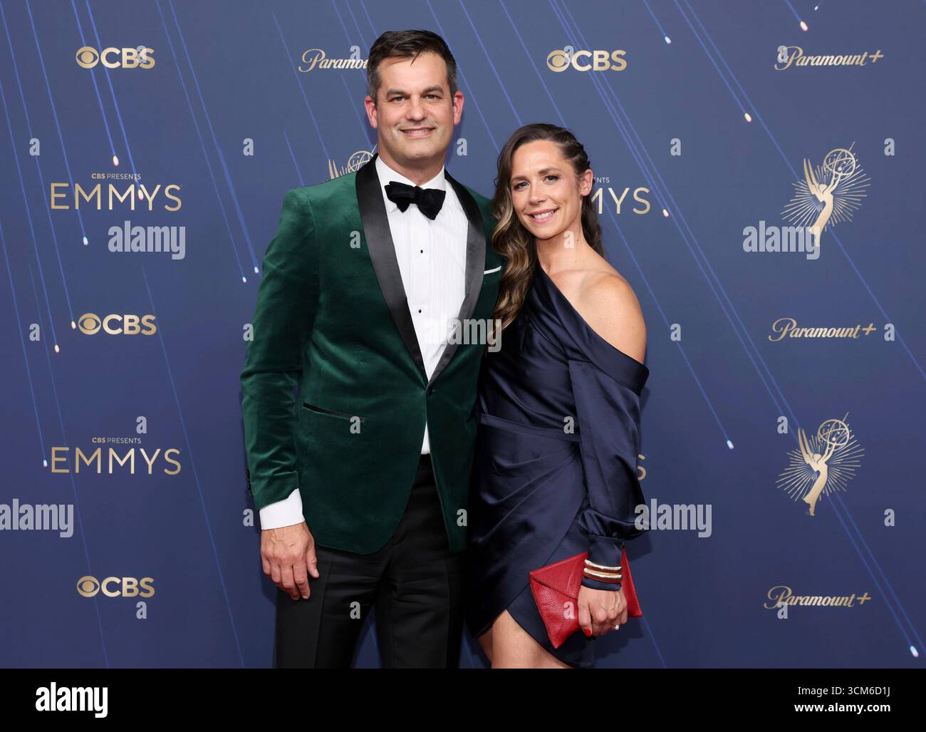 Michael Costa, left, and Rachel Elizabeth Kerswell arrive at the 77th ...