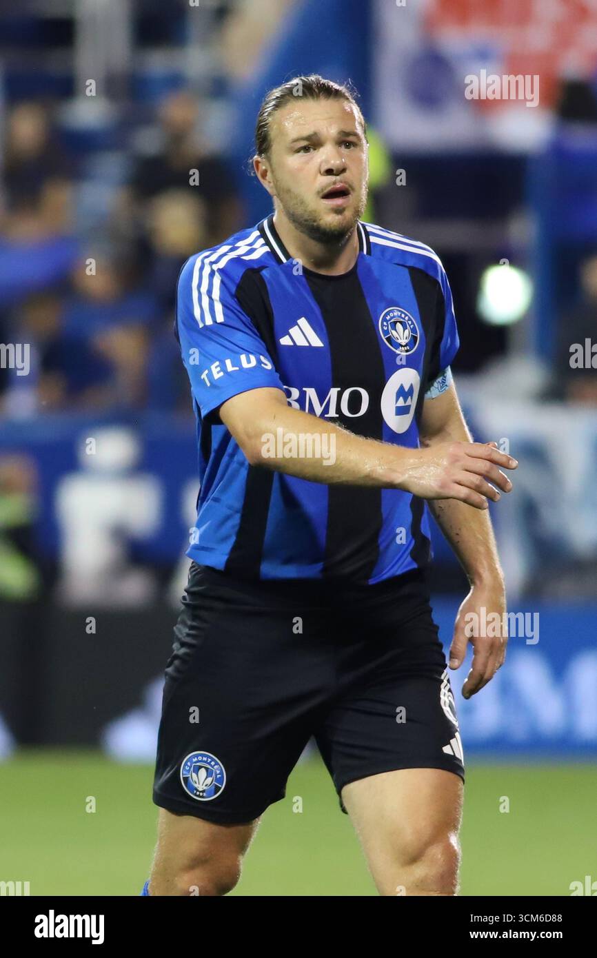 Samuel Piette #6 of CF Montreal Impact looks on during the Major League ...