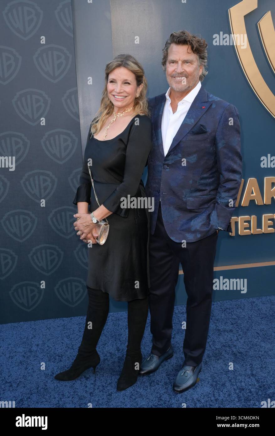 BEVERLY HILLS, USA. September 13, 2025: Ted McGinley & Gigi Rice at the ...