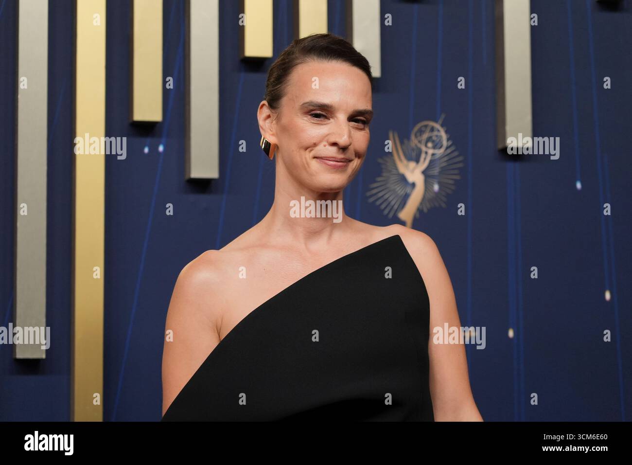 Jessica Lee Gagné arrives at the 77th Primetime Emmy Awards on Sunday ...