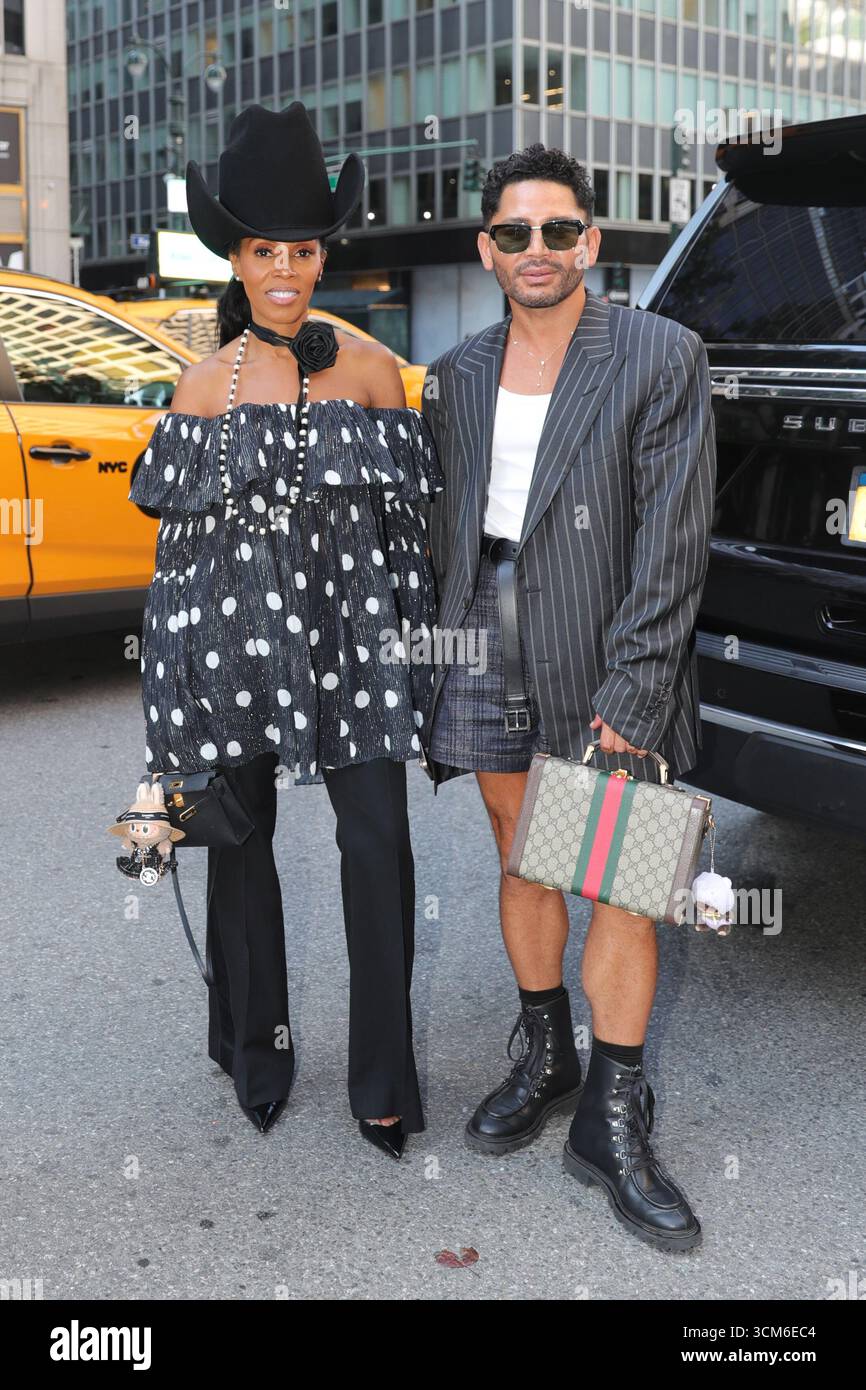 NEW YORK, NY – SEPTEMBER 13, 2025: June Ambrose, Designers, models, and ...