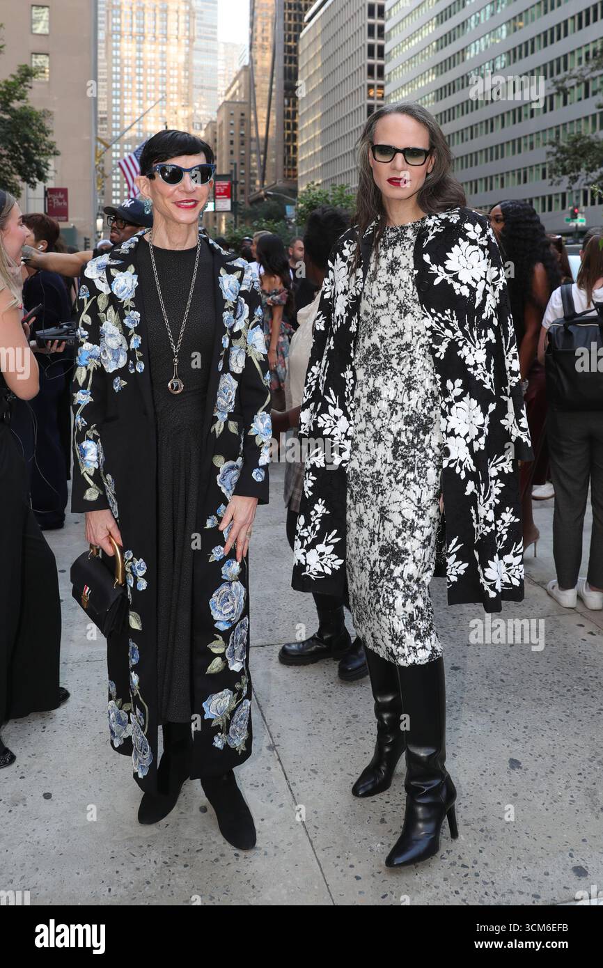 NEW YORK, NY – SEPTEMBER 13, 2025: Amy Fine Collins, Jordan Roth ...