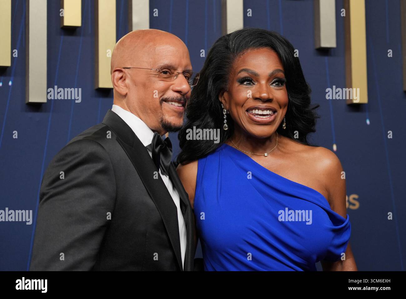 Vincent Hughes, left, and Sheryl Lee Ralph arrive at the 77th Primetime ...