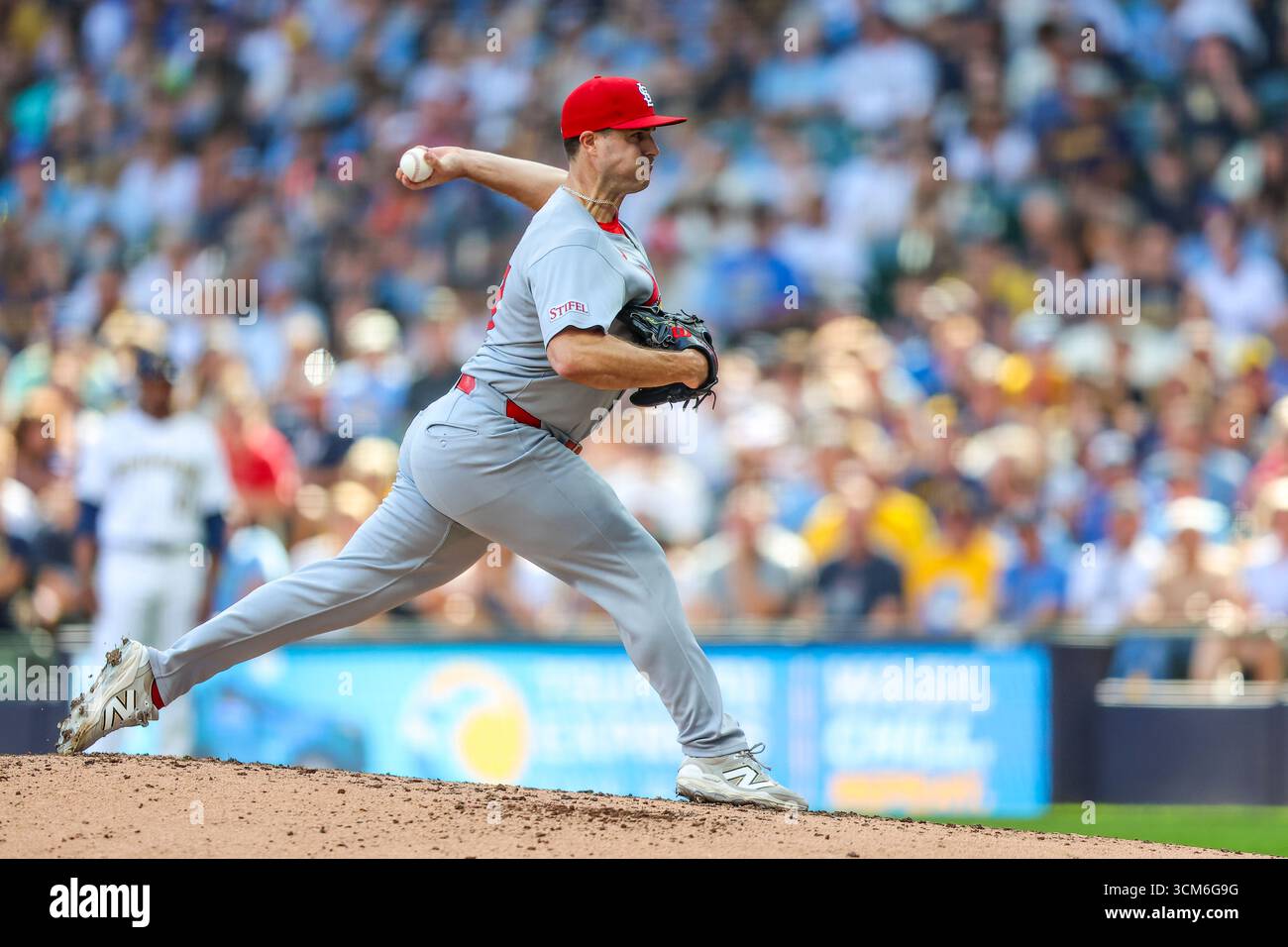MILWAUKEE, WI - SEPTEMBER 14: St. Louis Cardinals relief pitcher John ...