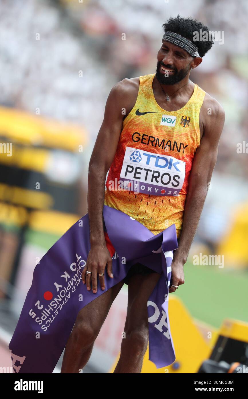 15 September 2025, Japan, Tokio: Athletics, World Championships, Marathon, Men, Final: Amanal ...