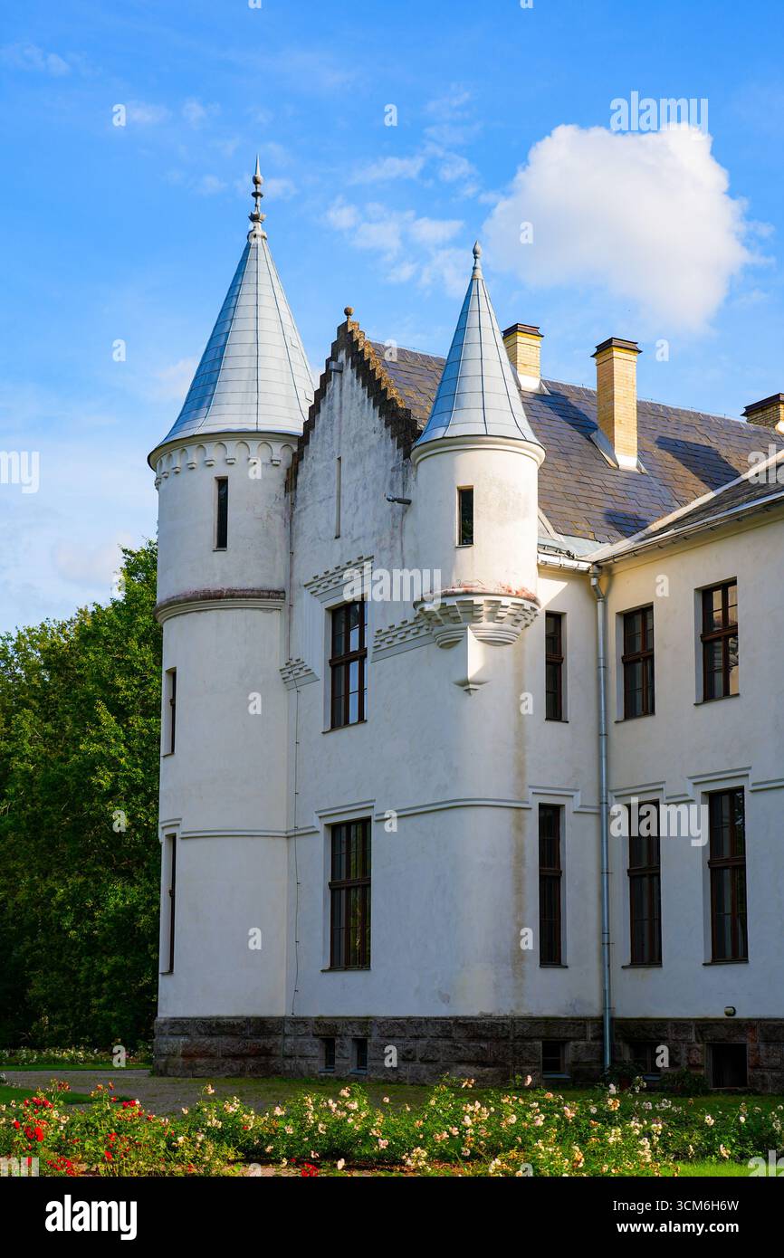 Alatskivi Castle, a neo-Gothic castle in Tartu County, Estonia Stock ...