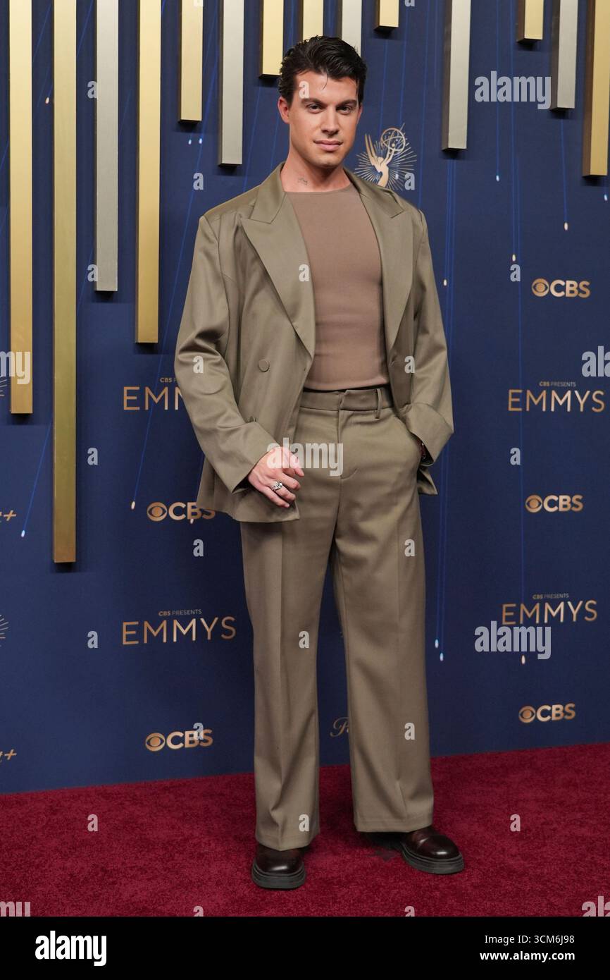 Andrew Matarazzo arrives at the 77th Primetime Emmy Awards on Sunday ...