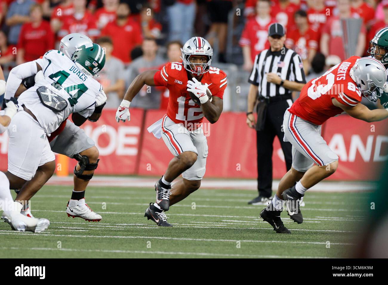Ohio State running back CJ Donaldson plays against Ohio during an NCAA ...
