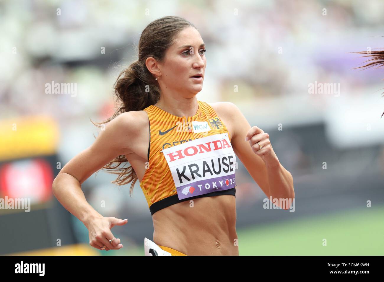 15 September 2025, Japan, Tokio: Athletics, World Championships, 3000 ...