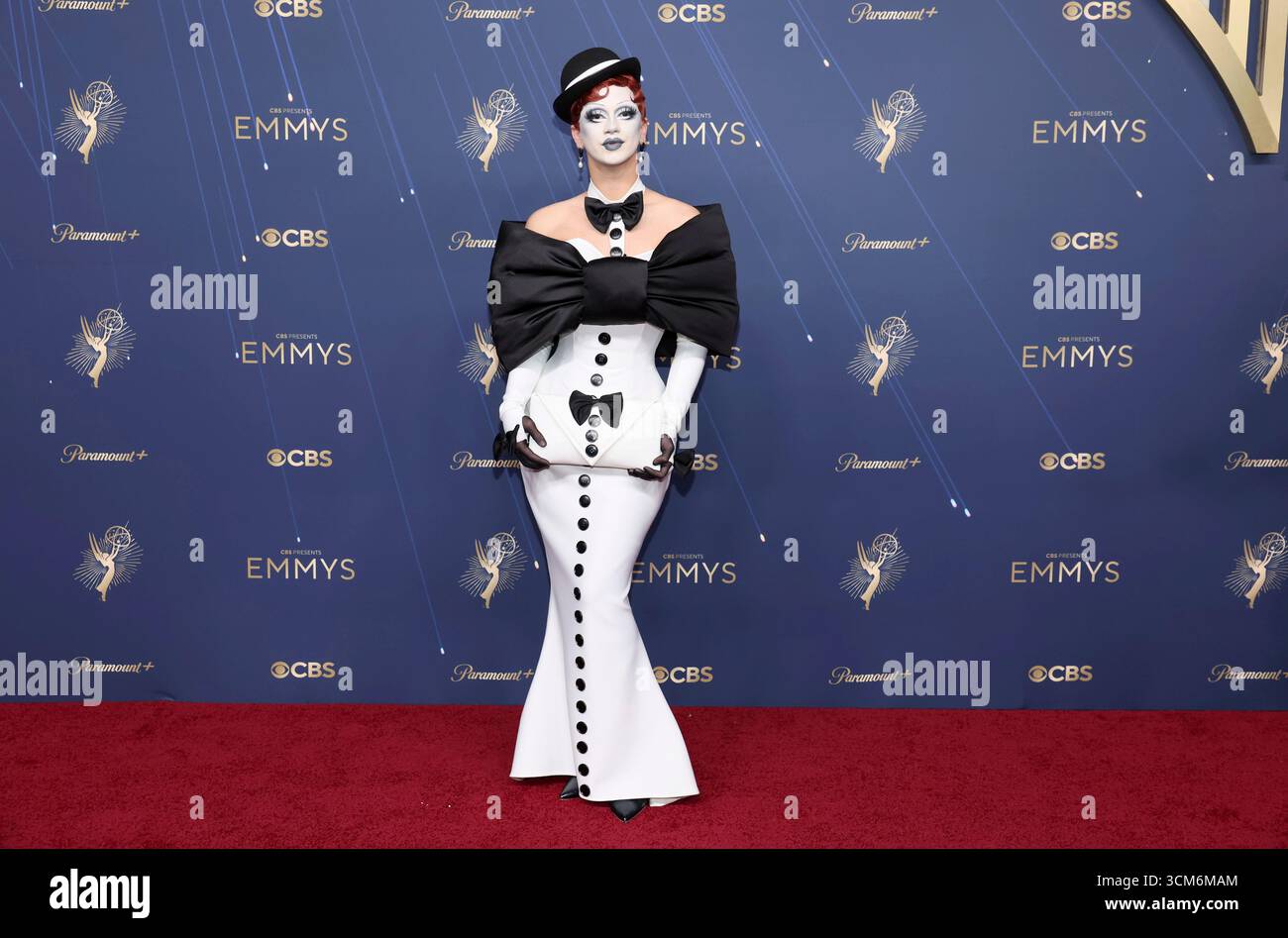Suzie Toot arrives at the 77th Emmy Awards on Sunday, Sept. 14, 2025 at ...